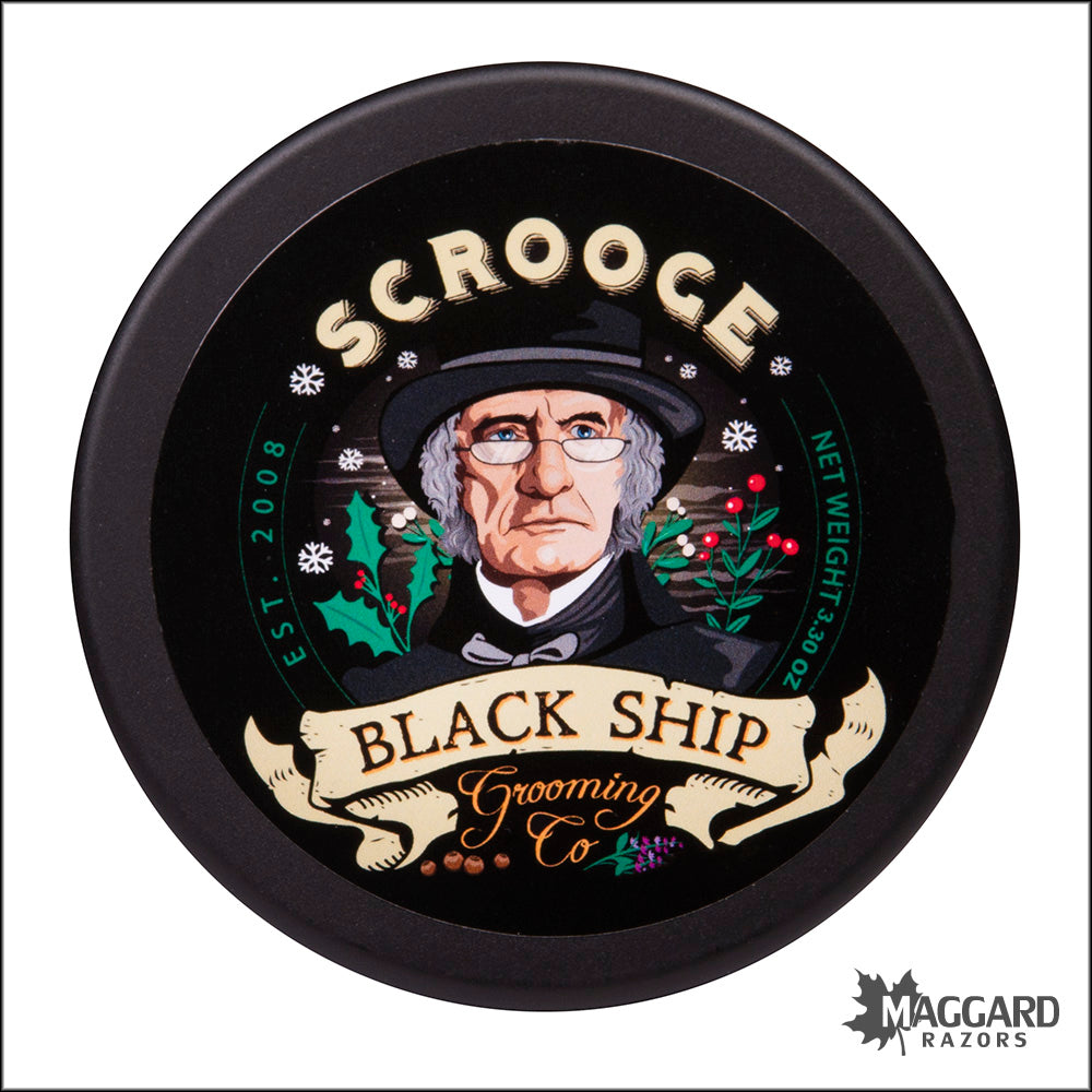 Black Ship Grooming Co. Scrooge Artisan Tallow Shaving Soap, 3.3oz - S ...