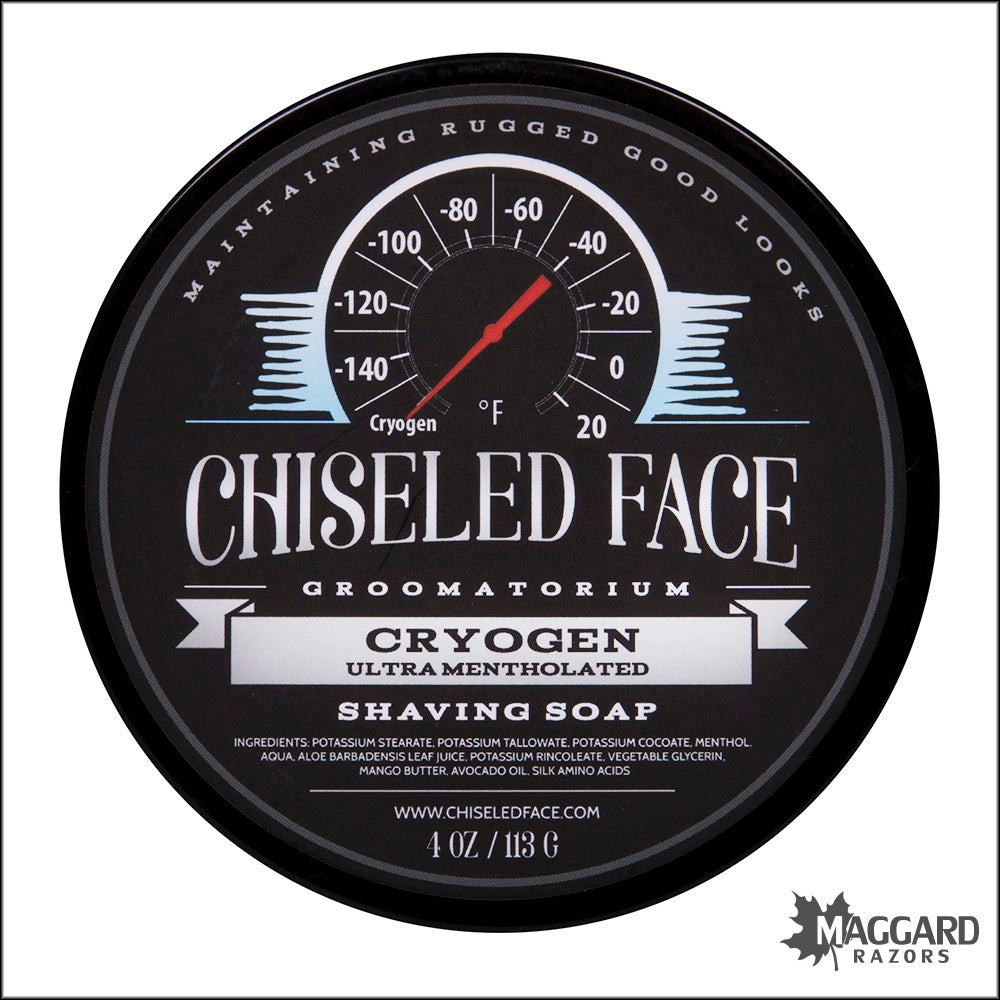 Chiseled Face Cryogen Tallow Shaving Soap, 4oz — Maggard Razors