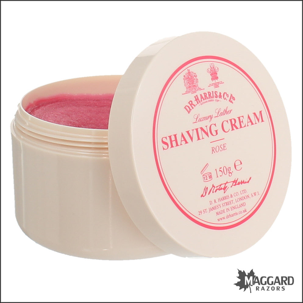 D.R. Harris Rose Shaving Cream in Bowl, 150g — Maggard Razors