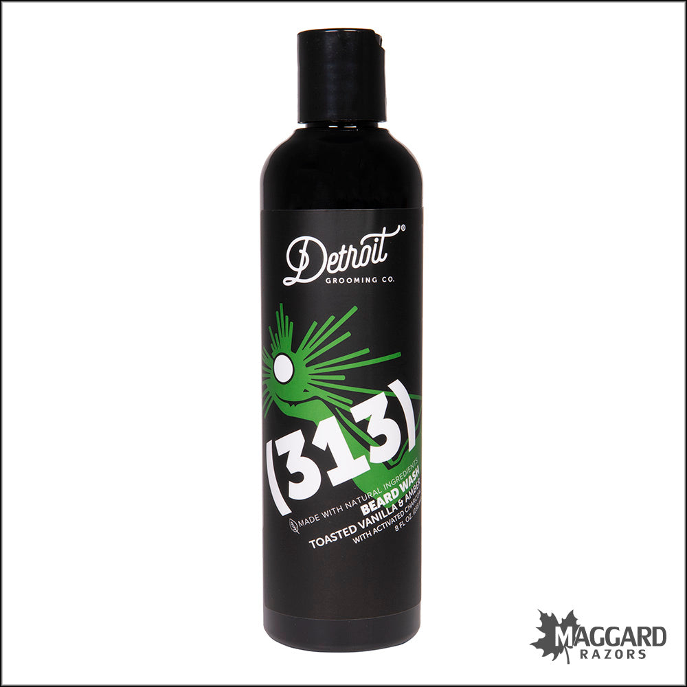 Detroit Grooming Co. (313) Toasted Vanilla and Amber Beard Wash, 8oz ...