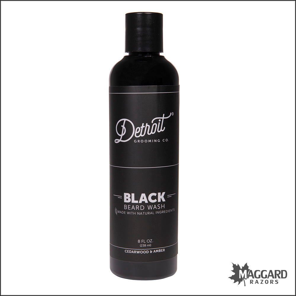 Detroit Grooming Co. Black Cedarwood and Amber Beard Wash, 8oz ...