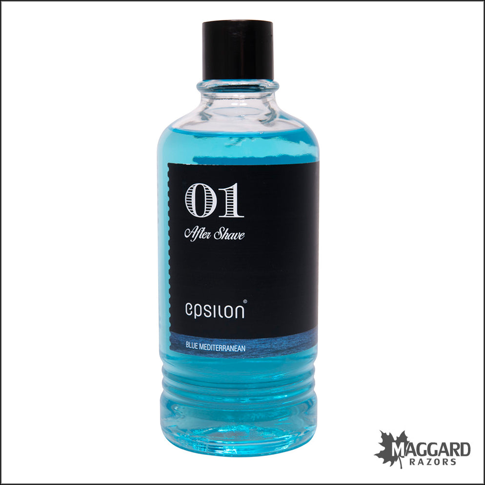 Epsilon 01 Blue Mediterranean Aftershave Splash, 400ml — Maggard Razors