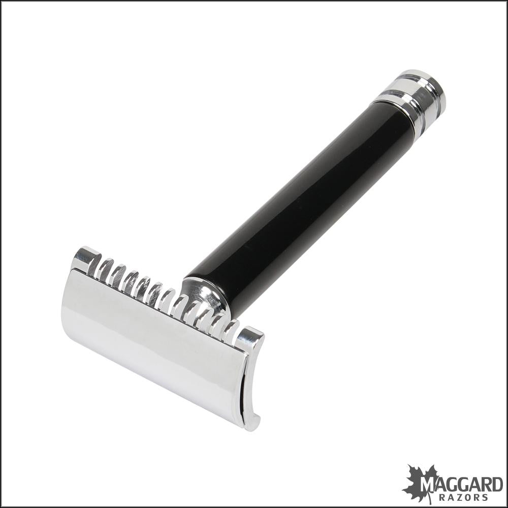 Fatip Black Tie Nobile Original Open Comb DE Safety Razor, Black Handl ...