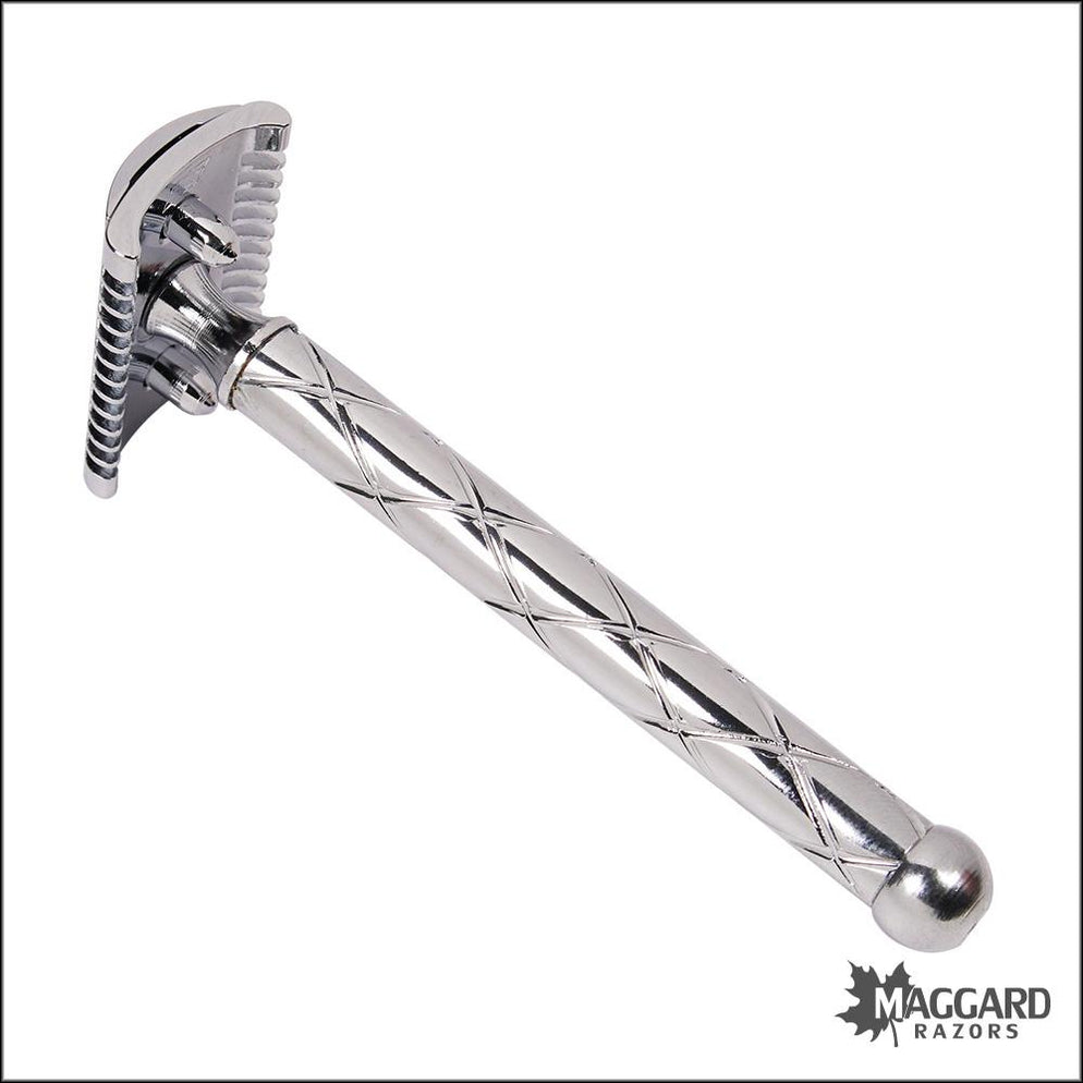 Fatip Retro Open Comb Chrome Finish DE Safety Razor, #42118 — Maggard ...