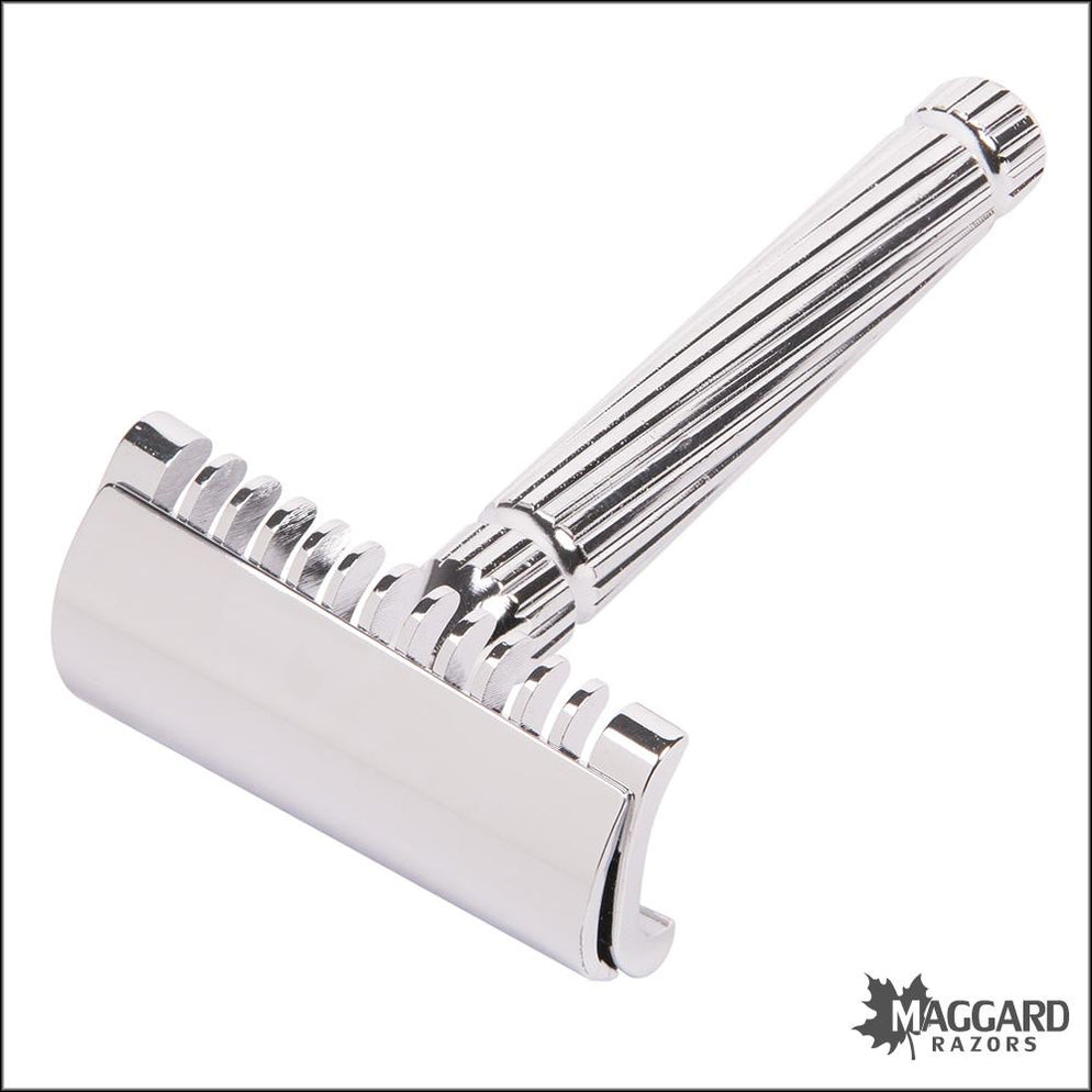 Fatip il Piccolo Storto Original Chrome Slant, Open Comb DE Safety Raz ...