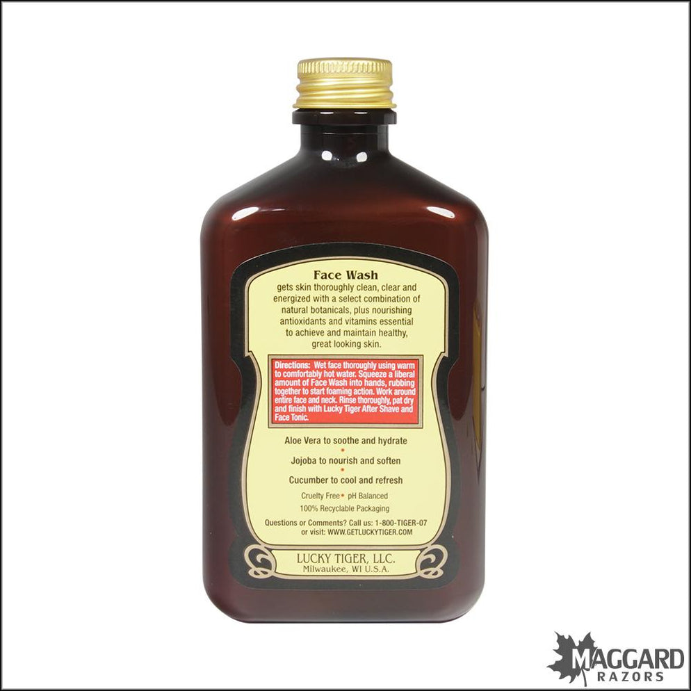 Lucky Tiger Premium Liquid Face Wash, 8oz — Maggard Razors