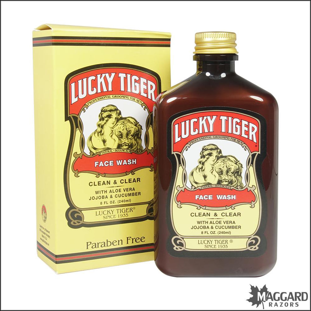 Lucky Tiger Premium Liquid Face Wash, 8oz — Maggard Razors