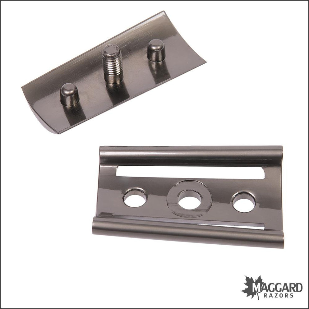 Maggard Razors Slant Safety Razor Head, Gray
