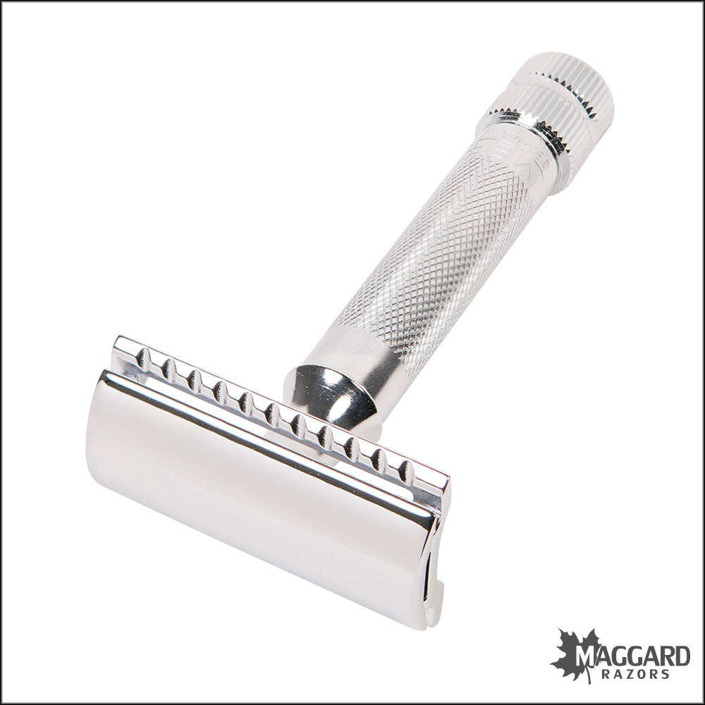 Merkur 34C HD Chrome Heavy Duty Closed Comb DE Safety Razor — Maggard ...