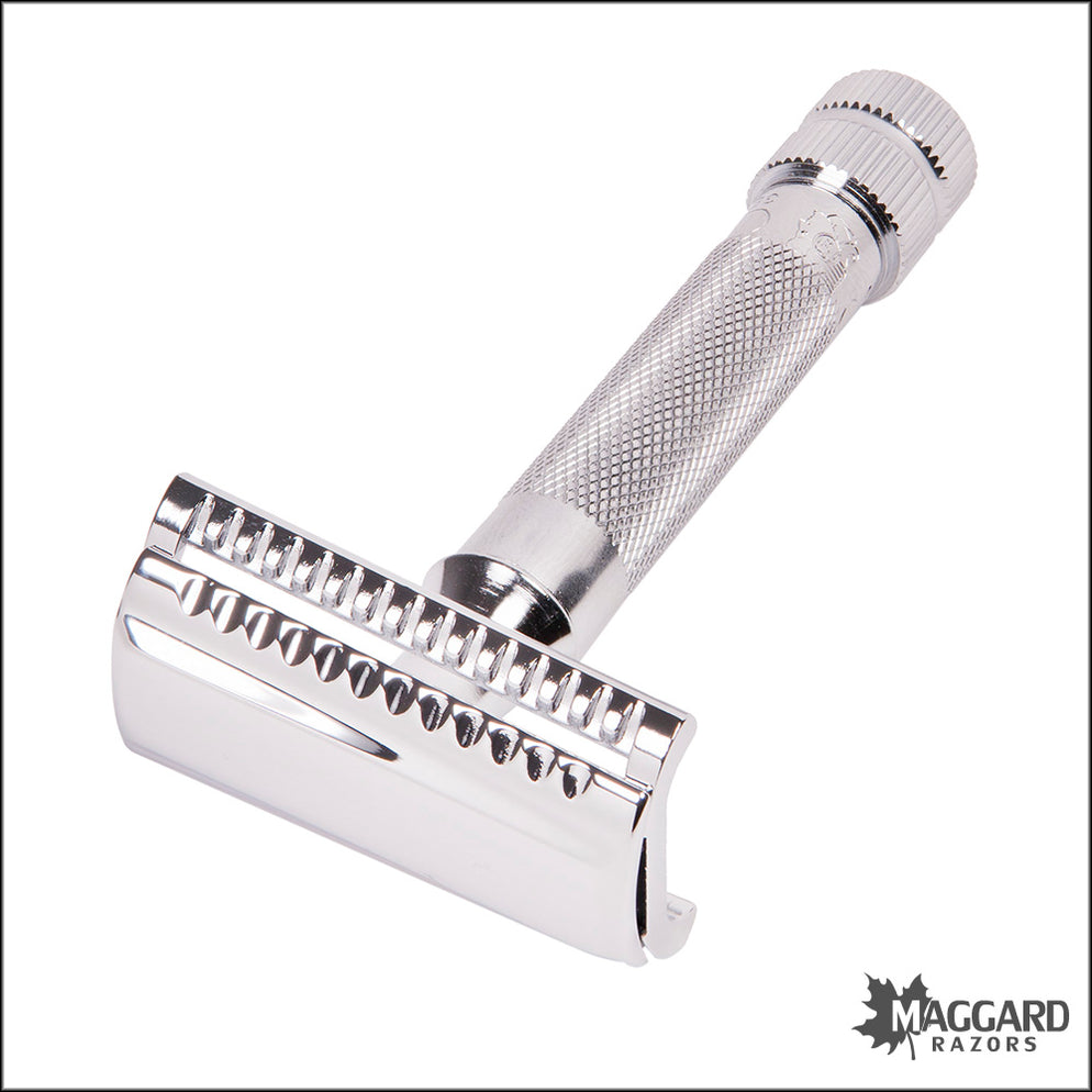 Merkur 37C Chrome Heavy Duty Slant Head DE Safety Razor — Maggard Razors
