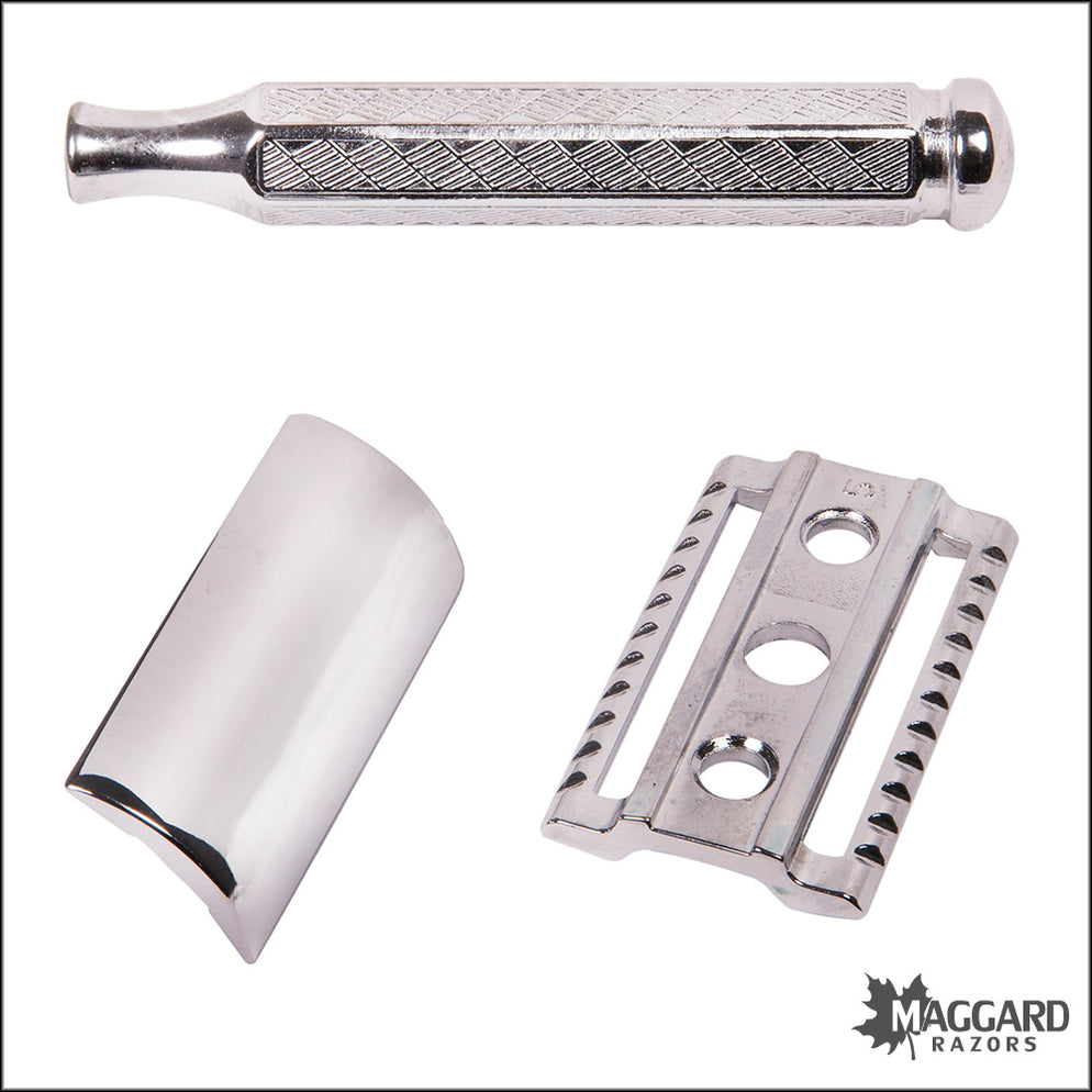 Merkur 42C 1904 Classic Chrome Closed Comb DE Safety Razor — Maggard Razors