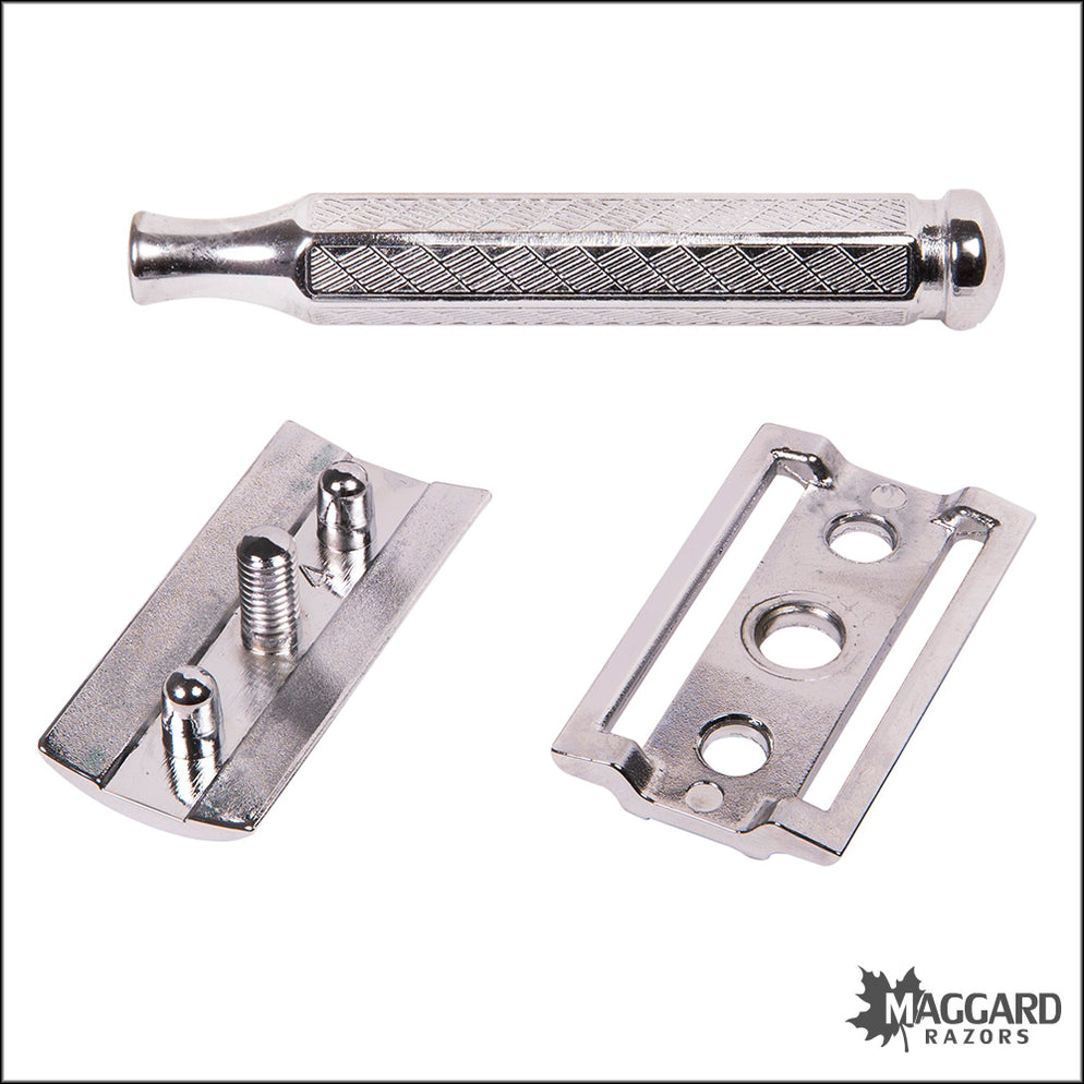 Merkur 42C 1904 Classic Chrome Closed Comb DE Safety Razor — Maggard Razors