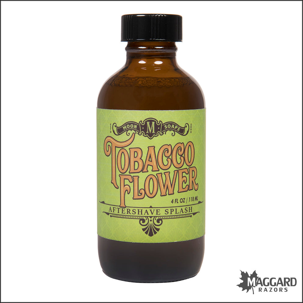 Moon Tobacco Flower Artisan Aftershave Splash, 4oz — Maggard Razors
