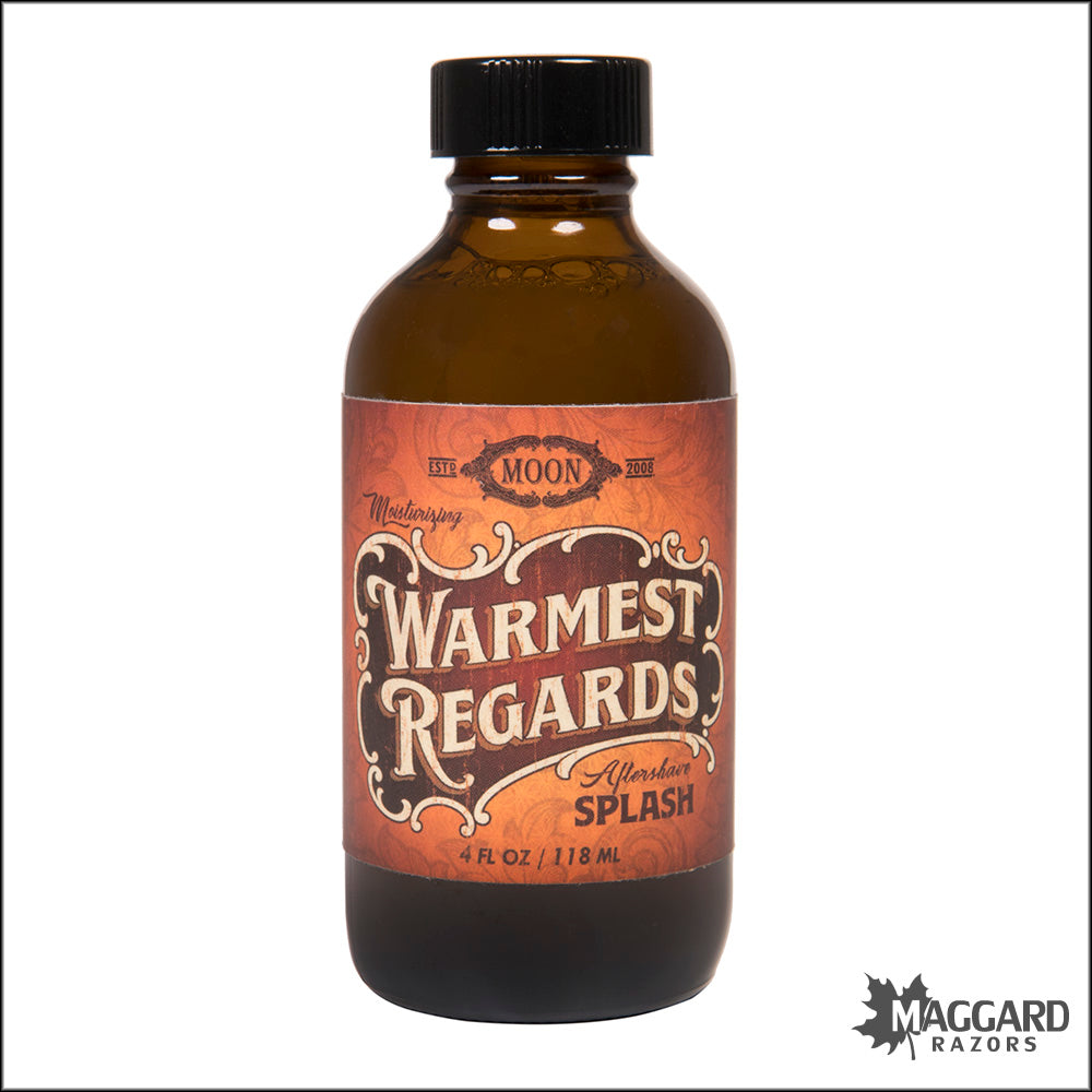 Moon Warmest Regards Artisan Aftershave Splash, 4oz — Maggard Razors