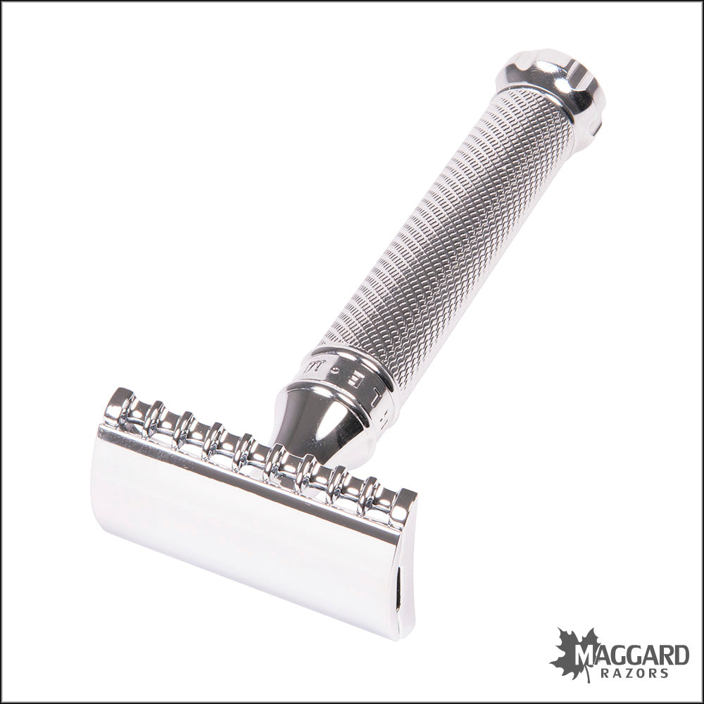 Muhle R41 Twist Chrome Handle Open Comb DE Safety Razor — Maggard Razors