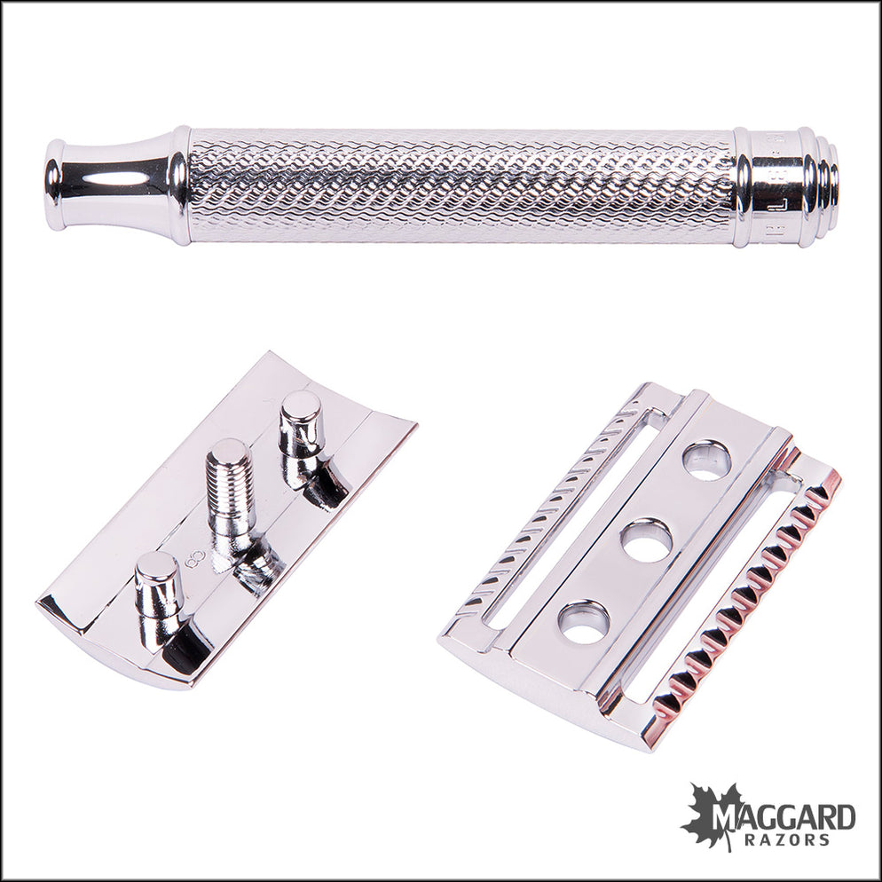 Muhle R89 Chrome Handle Closed Comb DE Safety Razor — Maggard Razors