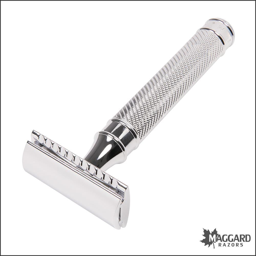 Muhle R89 Grande Chrome Handle Closed Comb DE Safety Razor — Maggard Razors