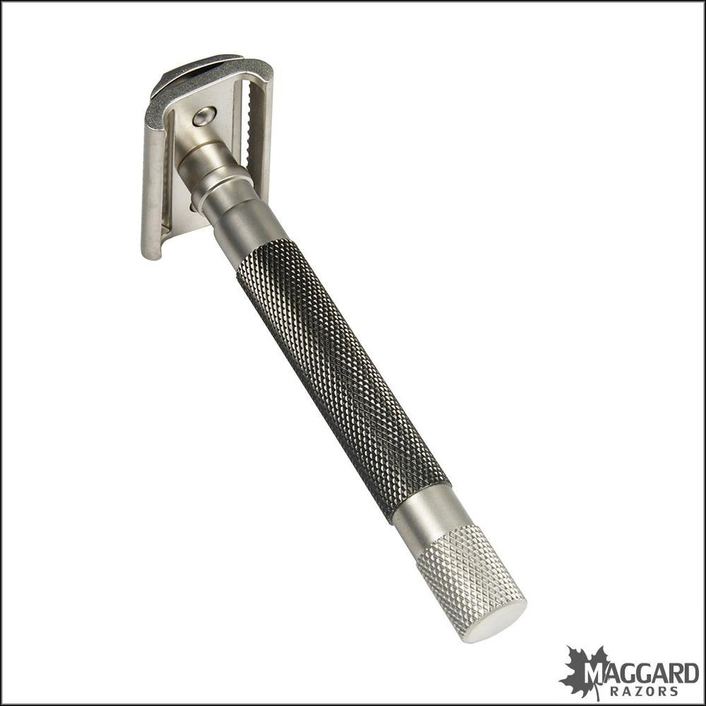 Parker 55SL-GR Graphite Semi Slant DE Safety Razor — Maggard Razors