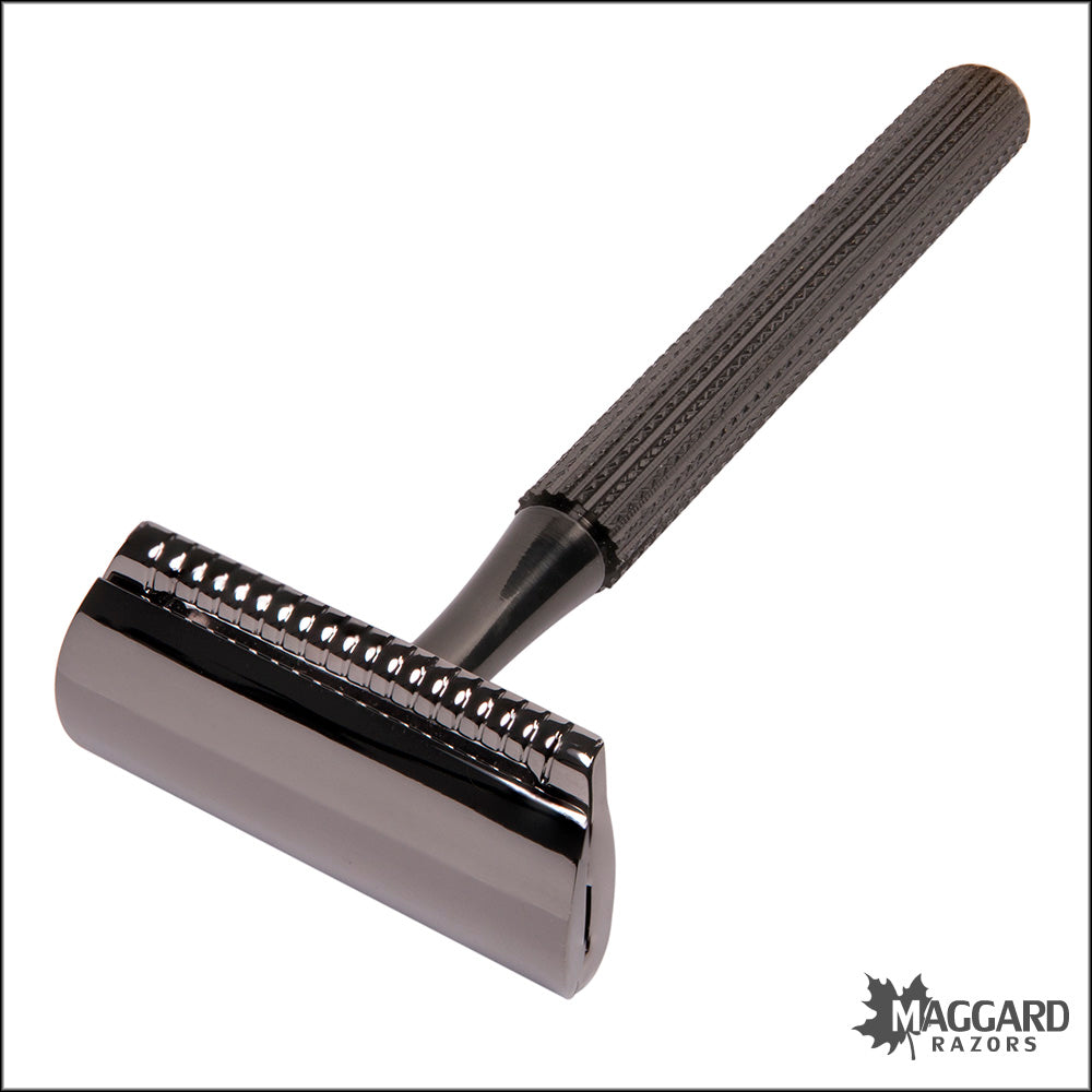 Parker 78R Graphite Closed Comb DE Safety Razor — Maggard Razors