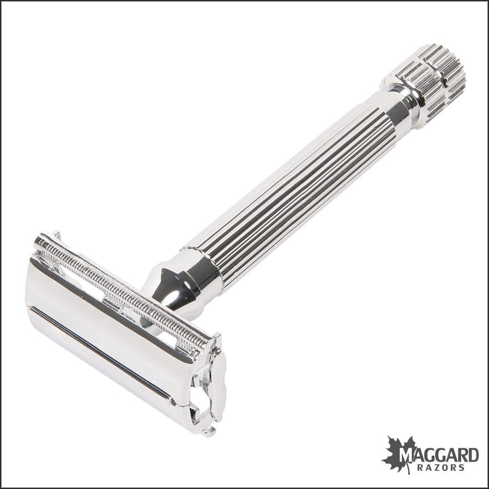 Parker 82R Chrome Heavy Weight Twist to Open DE Safety Razor — Maggard ...
