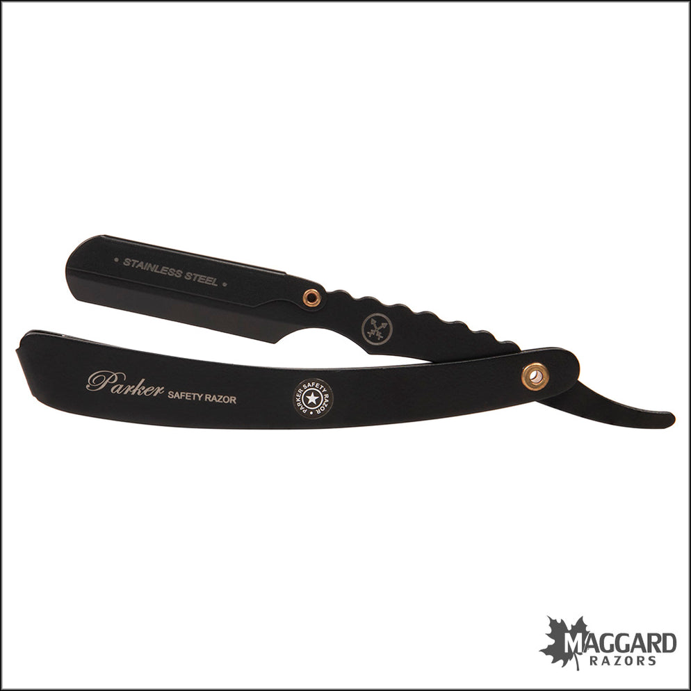 Parker SRX Black Stainless Steel Handle Heavyweight Replaceable Blade ...