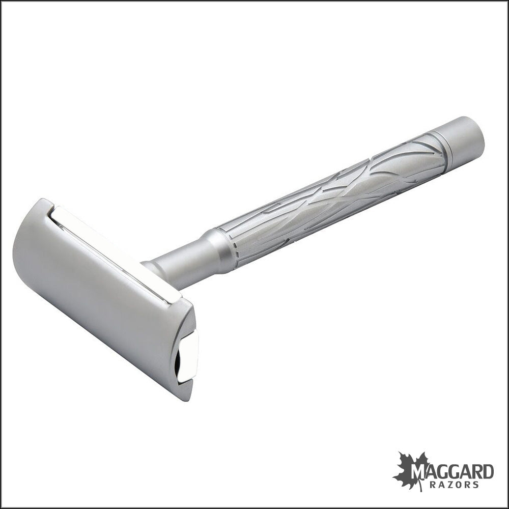 Pearl Shaving K2 Closed Comb DE Safety Razor with Two Handles - Matte ...