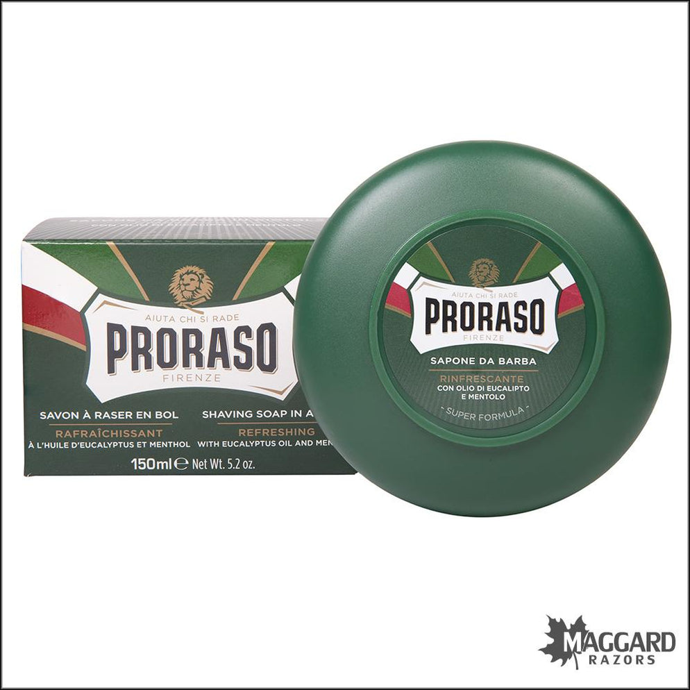 Proraso Eucalyptus Oil and Menthol Shaving Soap, 5.2oz — Maggard Razors
