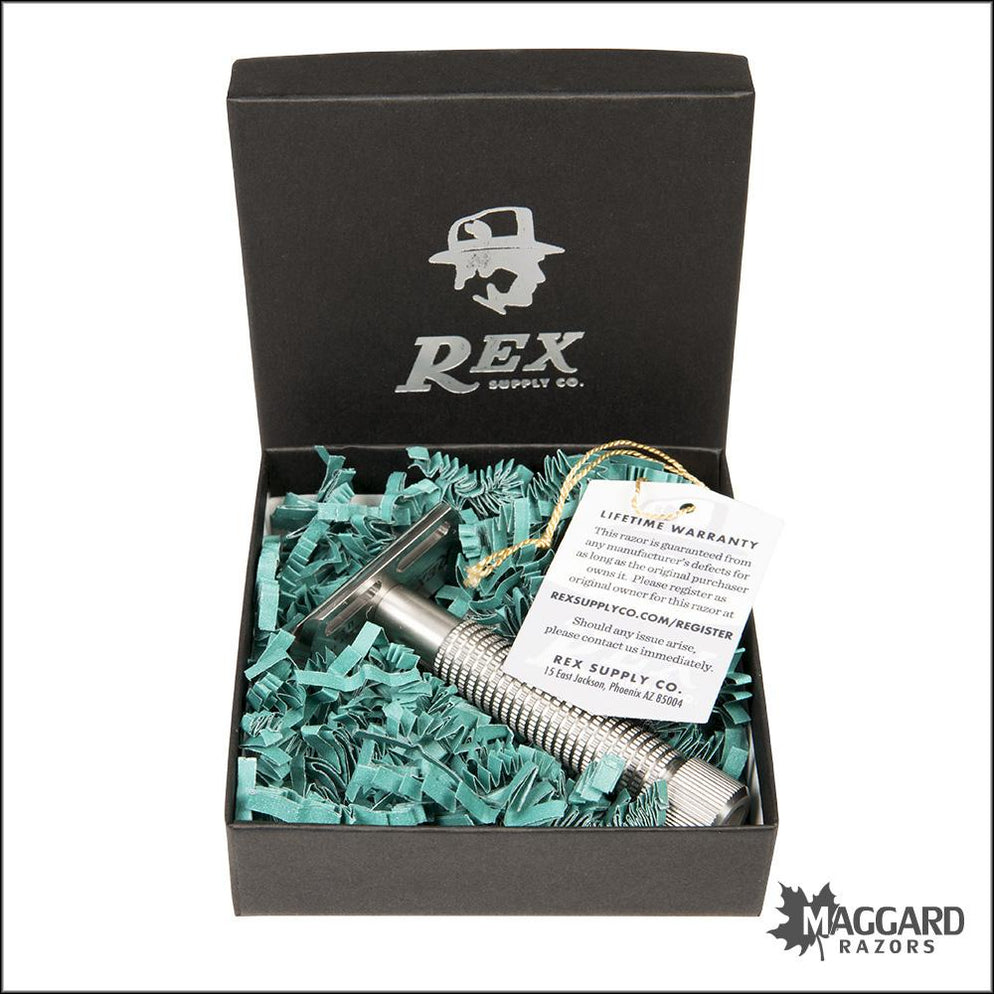 Rex Supply Co. The Envoy Stainless Steel Closed Comb DE Safety Razor ...