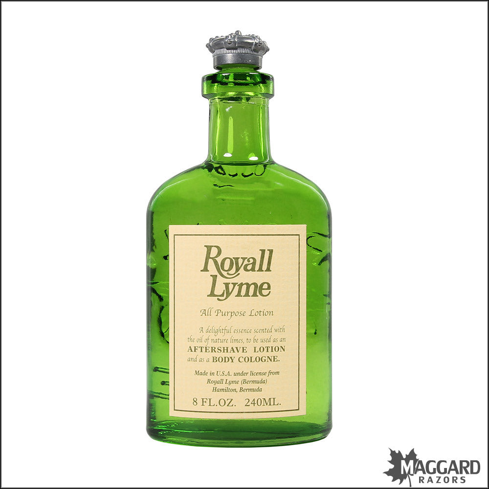 Royall Lyme Bermuda Lyme Aftershave Lotion Splash, 8oz — Maggard Razors