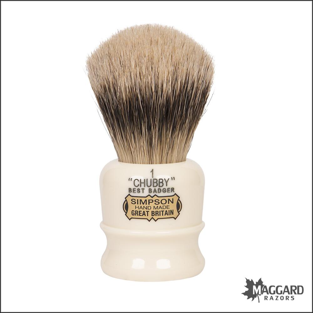 Simpson Chubby 1 CH1 Best Badger Shaving Brush, 22mm — Maggard Razors