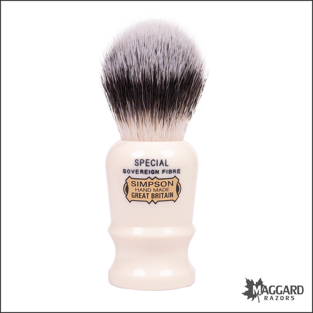 Simpson Special 1 Sovereign Grade Synthetic Fibre Shaving Brush, 18mm ...