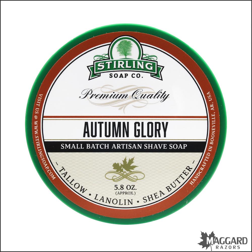 Stirling Soap Co. Autumn Glory Shaving Soap, 5.8oz - Seasonal Release ...