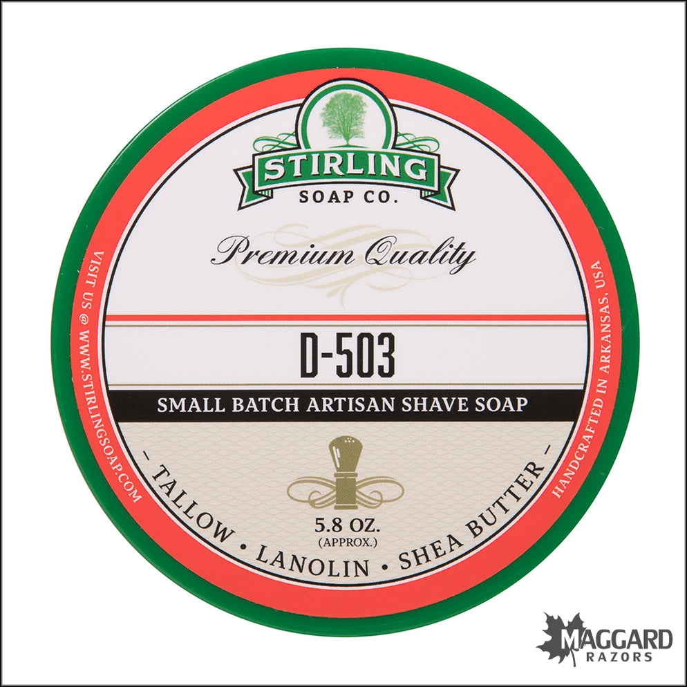 Stirling Soap Co. D-503 Shaving Soap, 5.8oz - Seasonal Release ...
