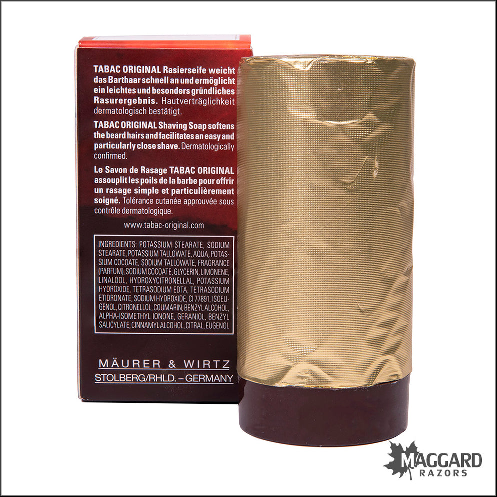 Tabac Shaving Soap Stick-Refill, 100g — Maggard Razors
