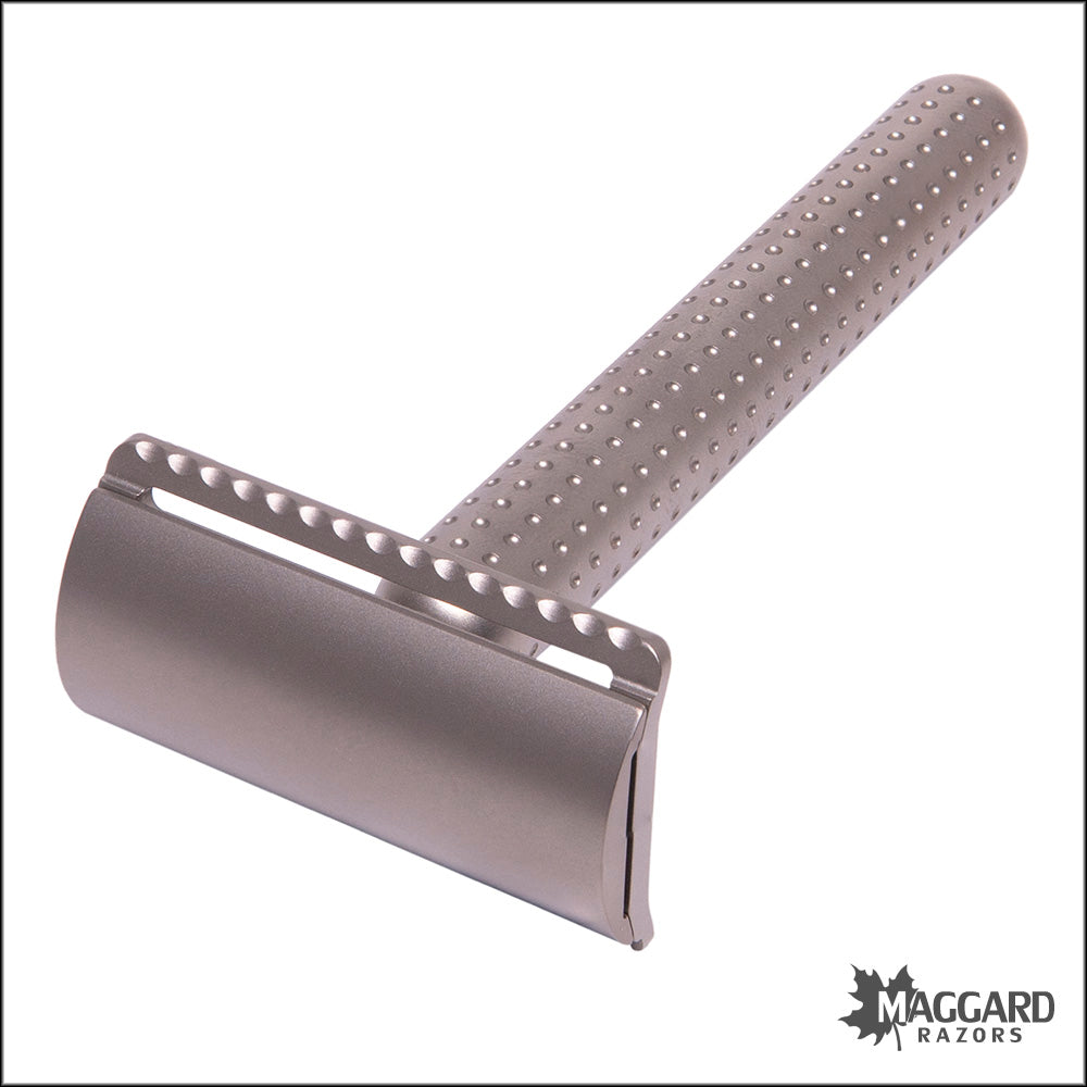 Tatara Razors Masamune Titanium Closed Comb DE Safety Razor, Matte Fin ...