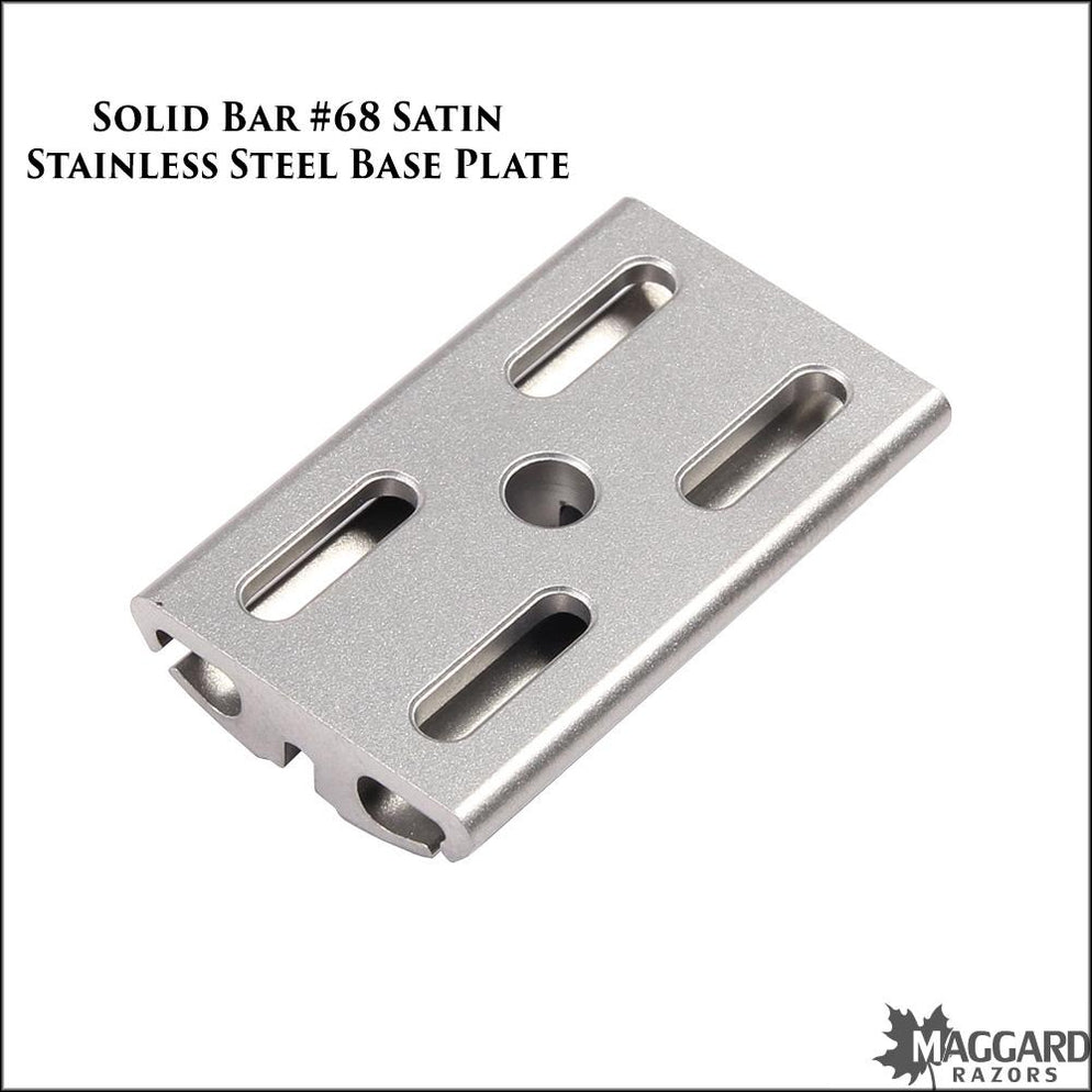 Timeless Razor Base Plates Stainless Steel, 16 types — Maggard Razors