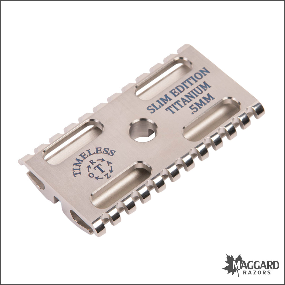 Timeless Razor Titanium Base Plates, 16 types — Maggard Razors