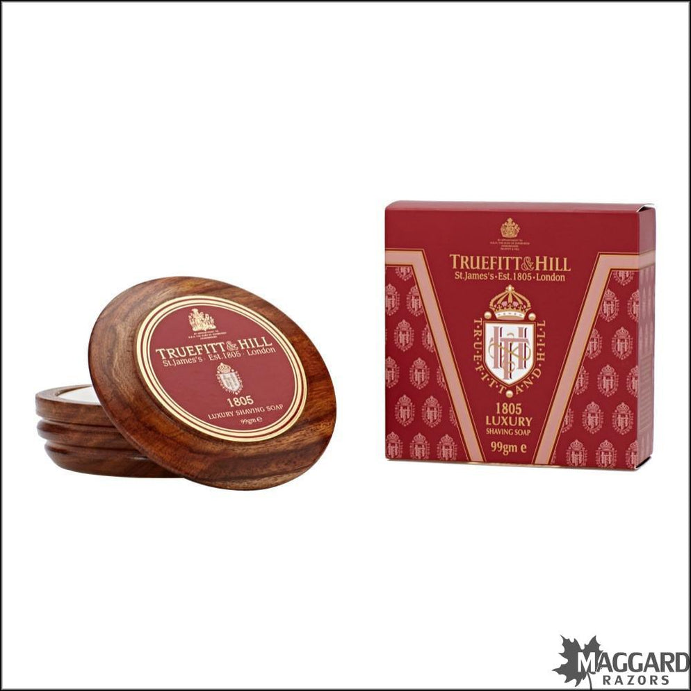 Truefitt and Hill 1805 Luxury Shaving Soap in Wooden Bowl, 99g ...